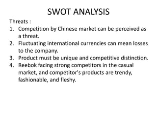 Presentation1 reebok | PPTX