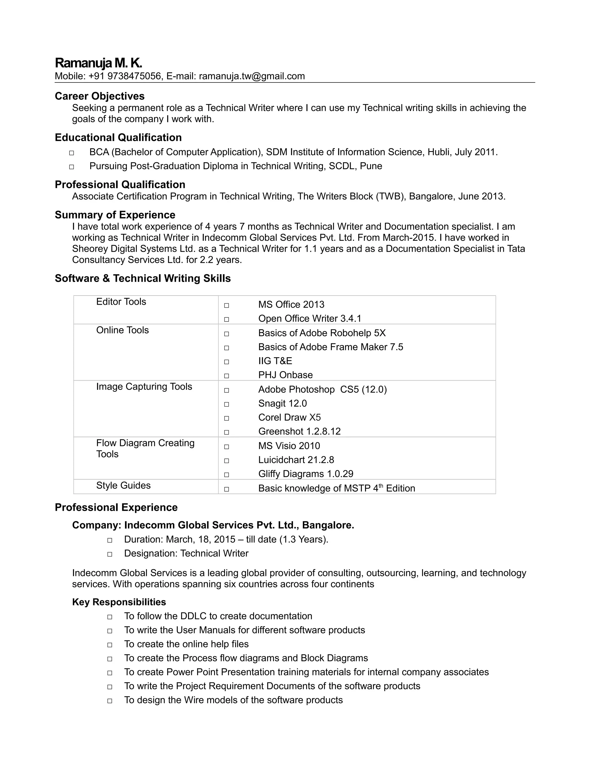 MK_Ramanuja_CV | DOC