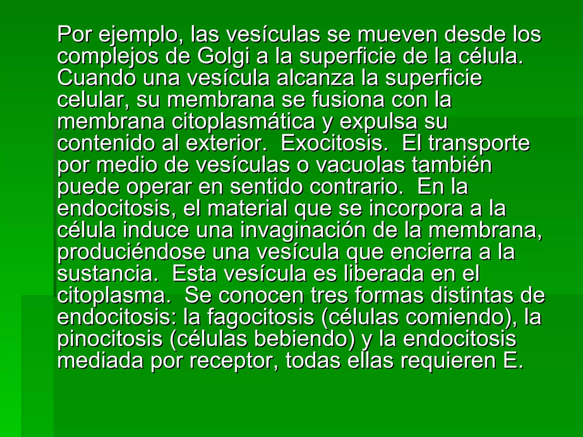 Como Entran Y Salen Sustancias De La Celula | PPT