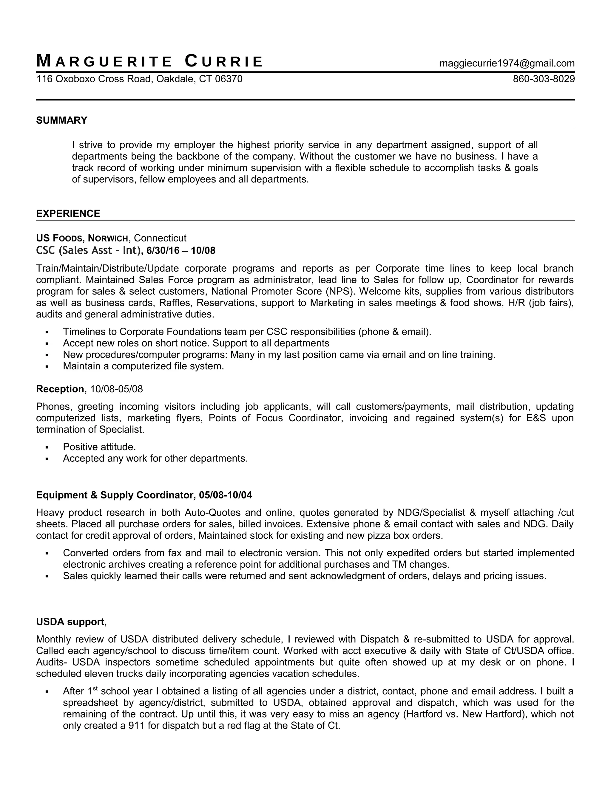 Maggie Resume 6_30 | PDF