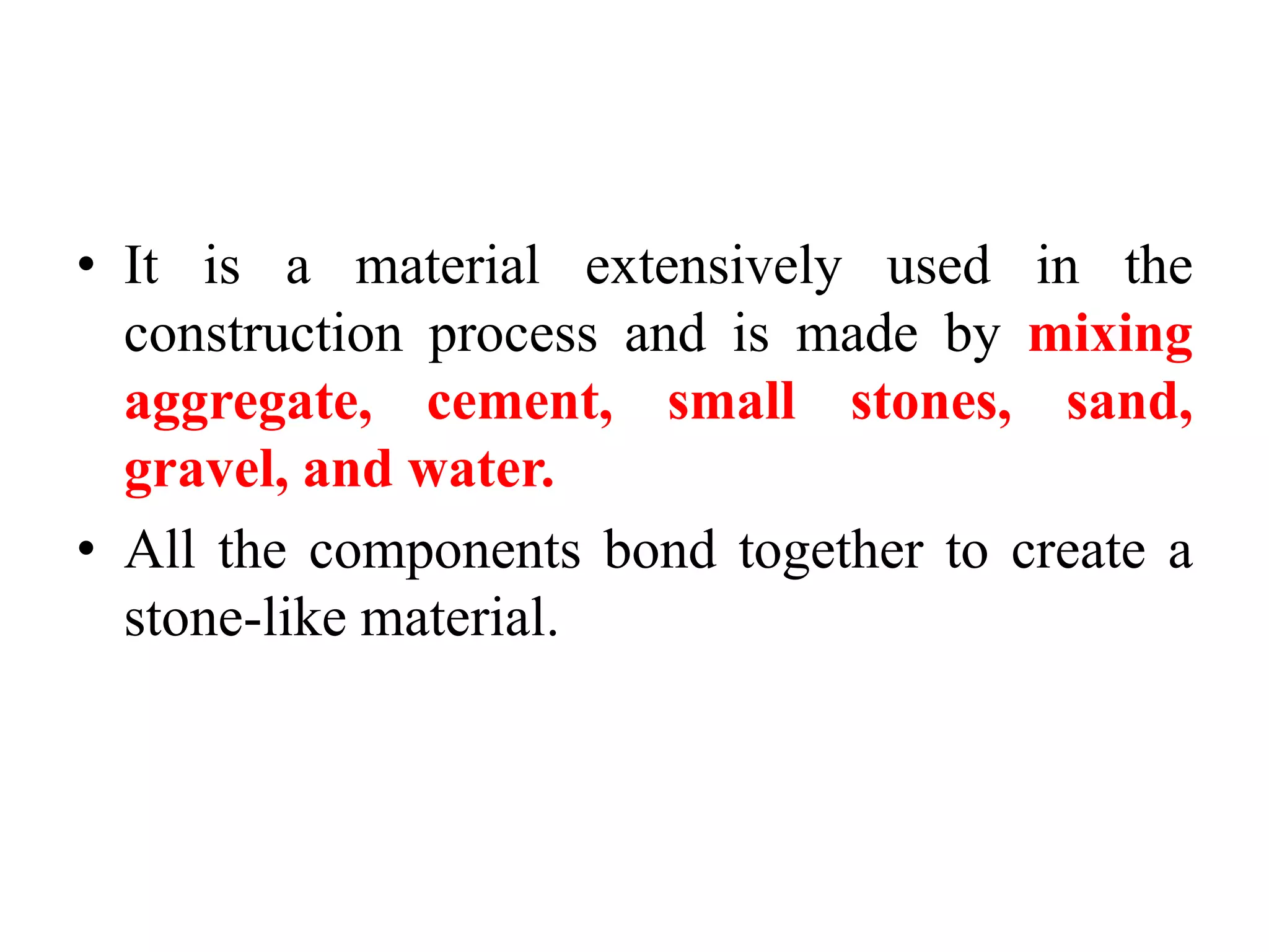 Conventional Construction : Concrete Construction | PPTX