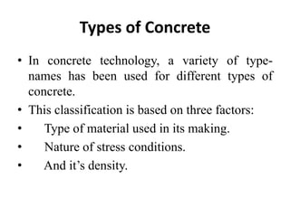 Conventional Construction : Concrete Construction | PPTX