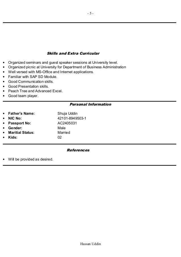 Hassan Cv 2016
