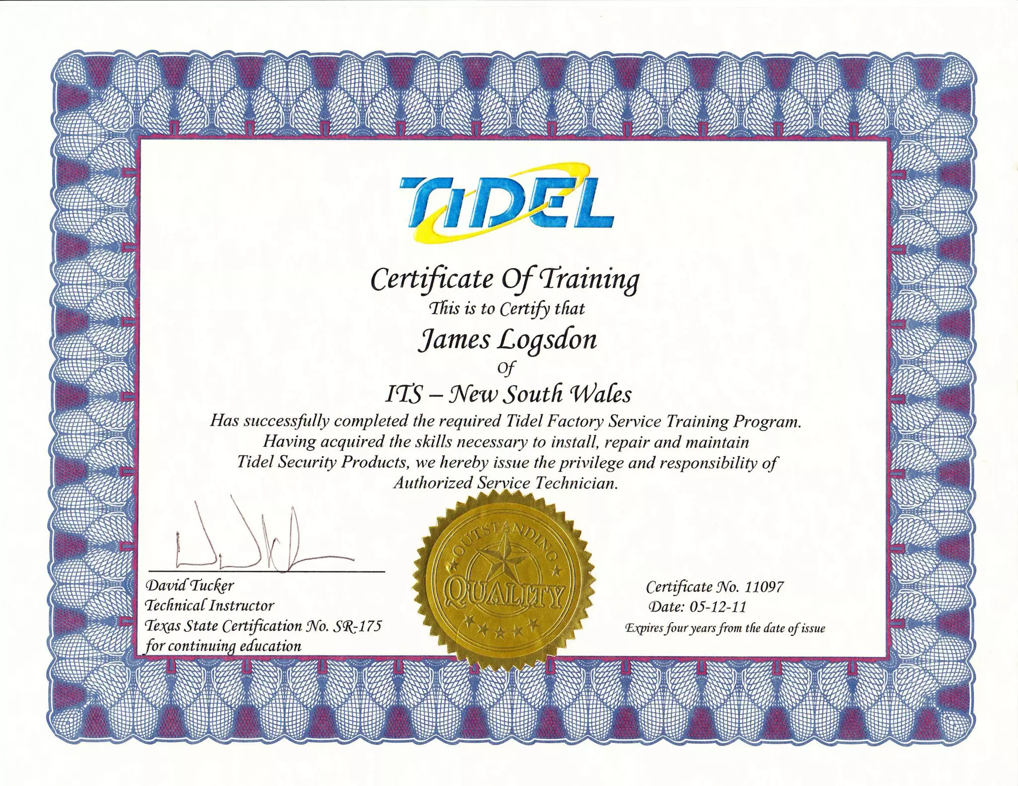 Tidel Certificate | PPT