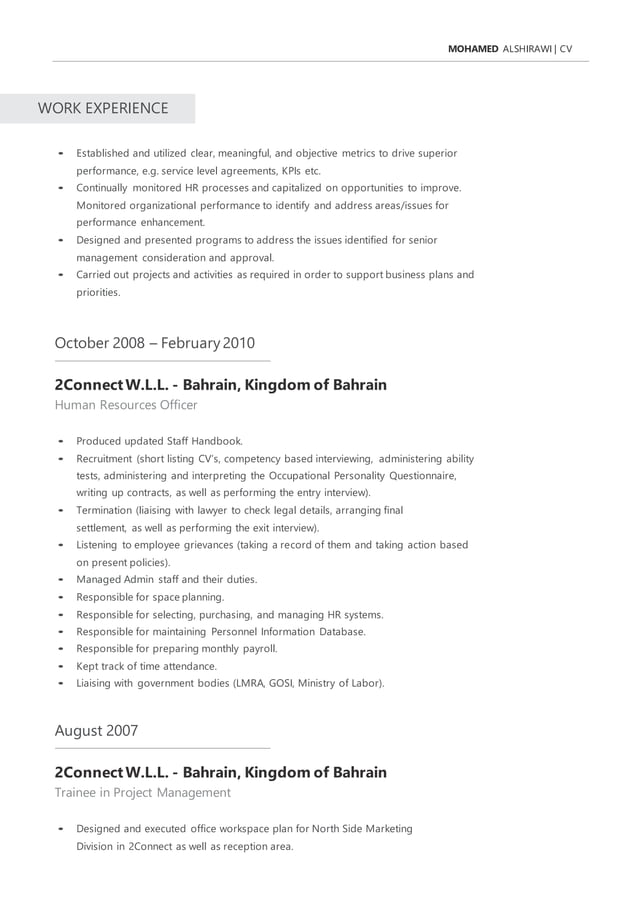 Mohammed Alshirawi.Resume | PDF