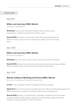 Mohammed Alshirawi.Resume | PDF