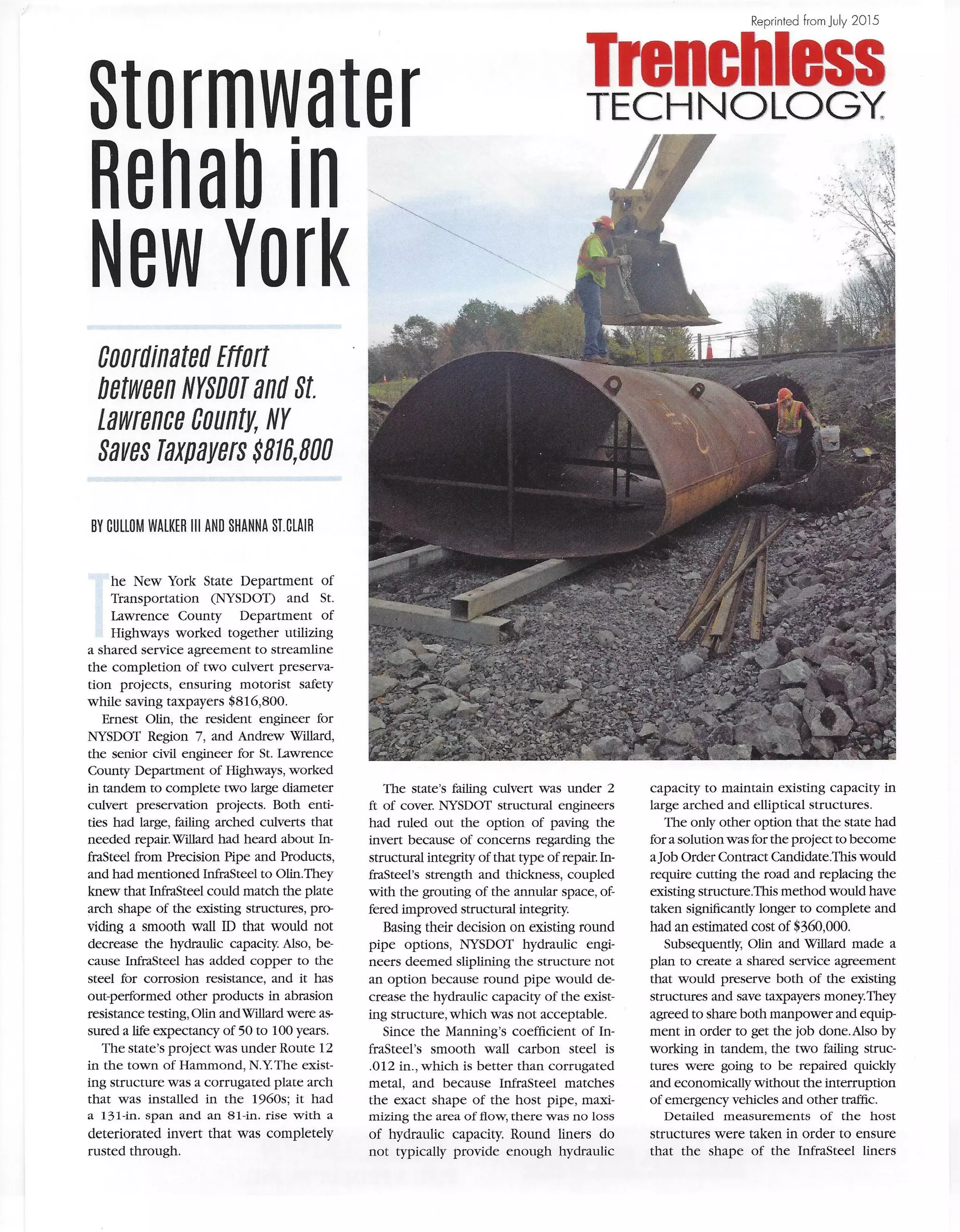 Trenchless Technology Article copy | PDF