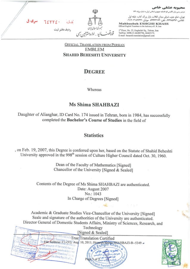 Bachelor documents | PDF