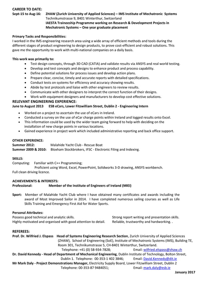 Colin Rodgers CV Jan-17 | PDF