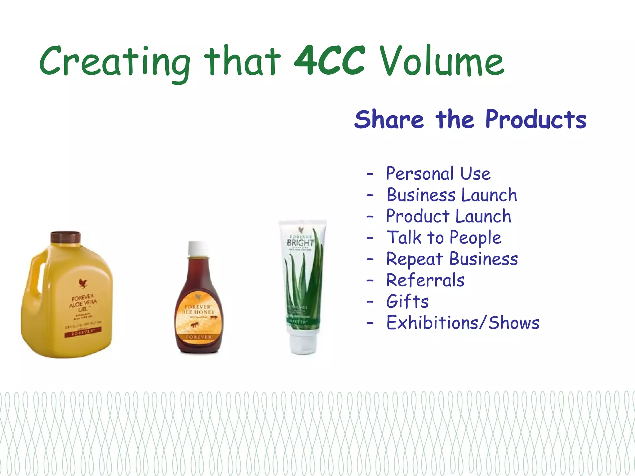 FOREVER 4CC TRAINING. | PPT