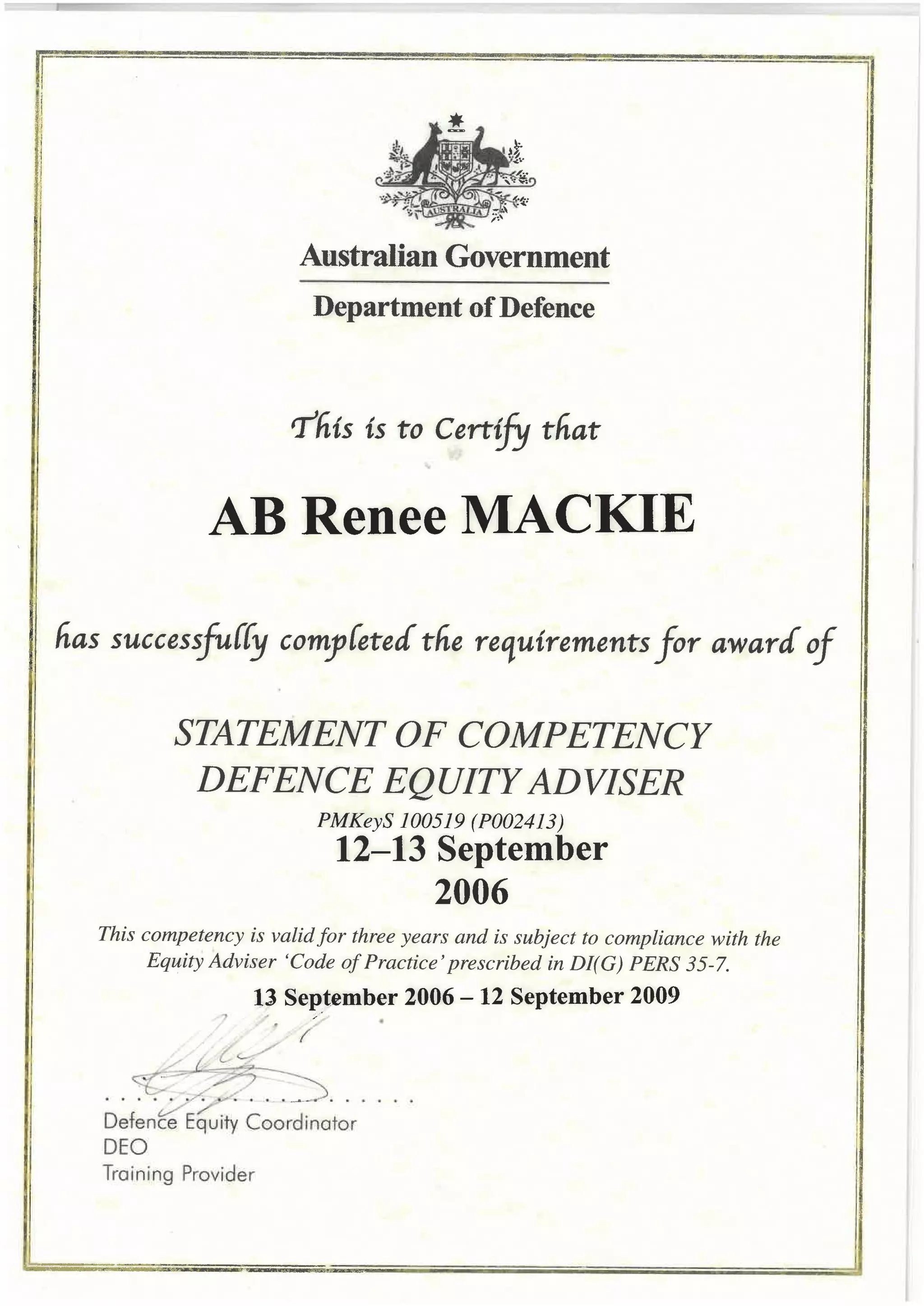 Defence Equity Advisors Course | PDF
