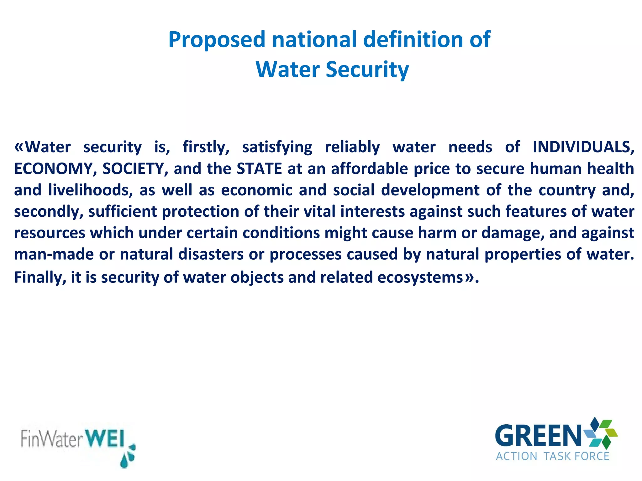 Water Security in Kyrgyzstan | PPT | Free Download