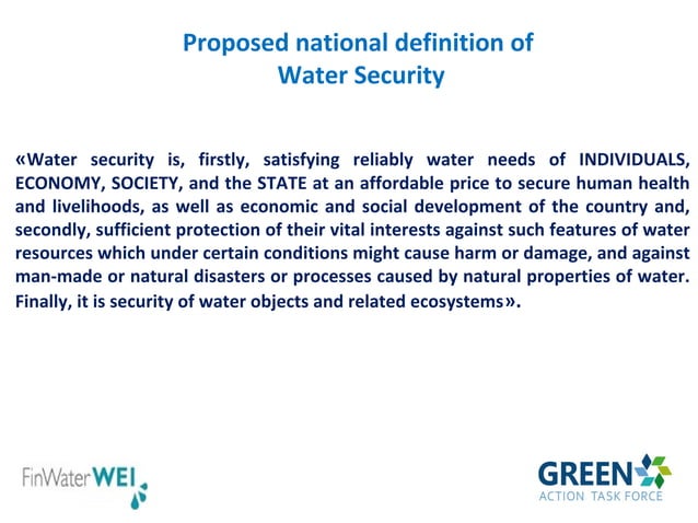 Water Security in Kyrgyzstan | PPT | Free Download