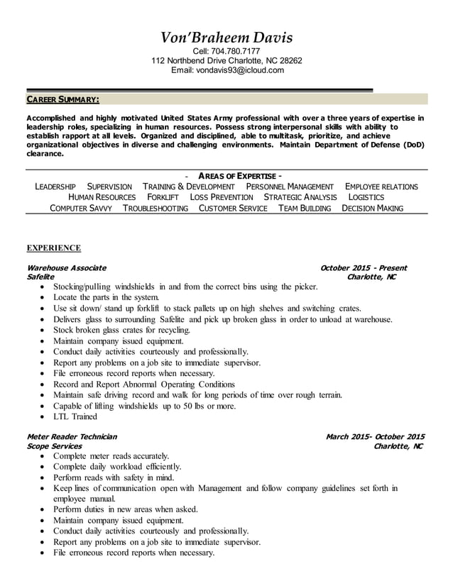 Von'Braheem Davis_Resume-1 | DOCX