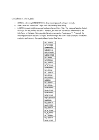 FDMEE Workhacks | PDF