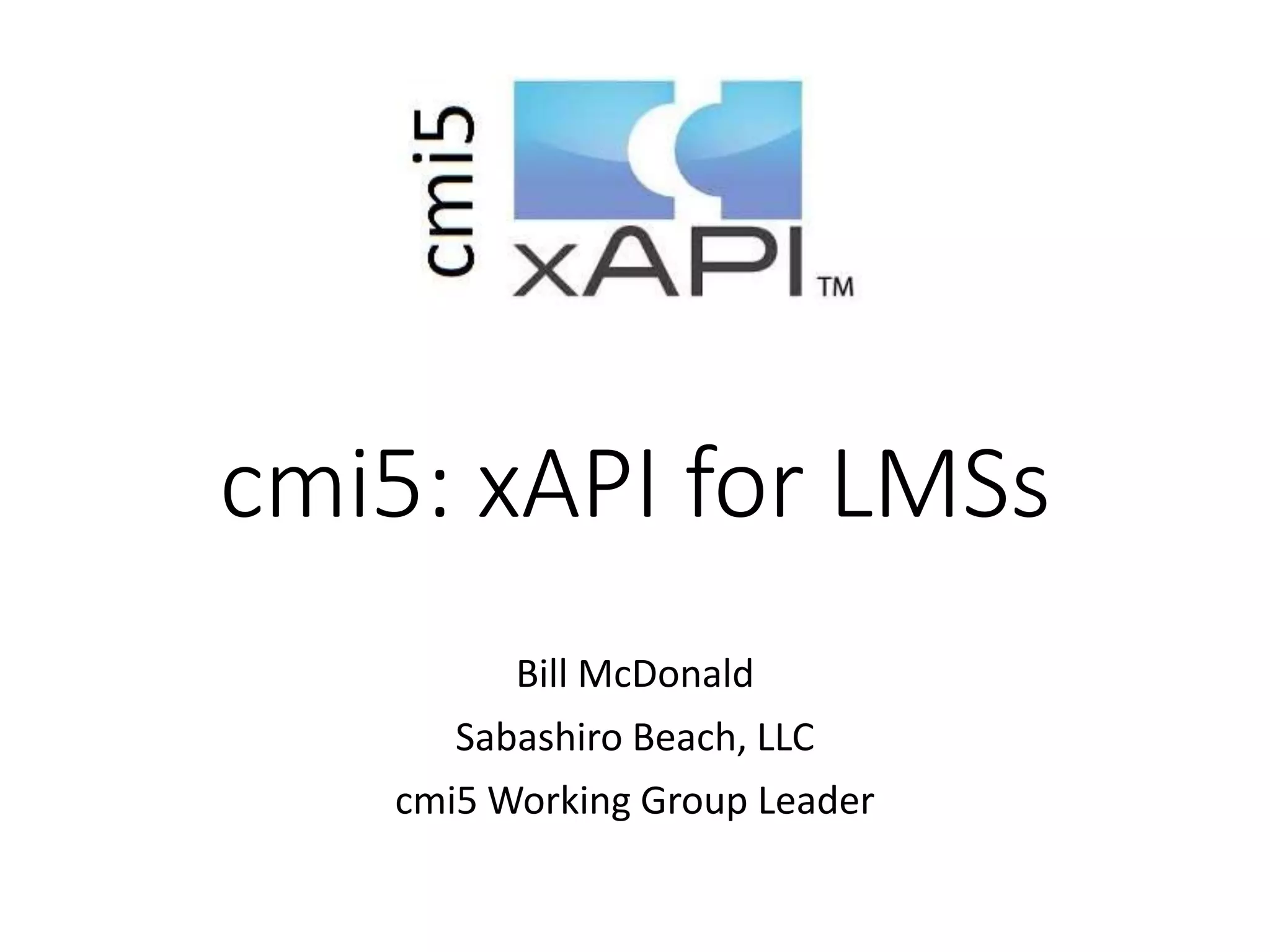 cmi5-xapi-camp | PPTX