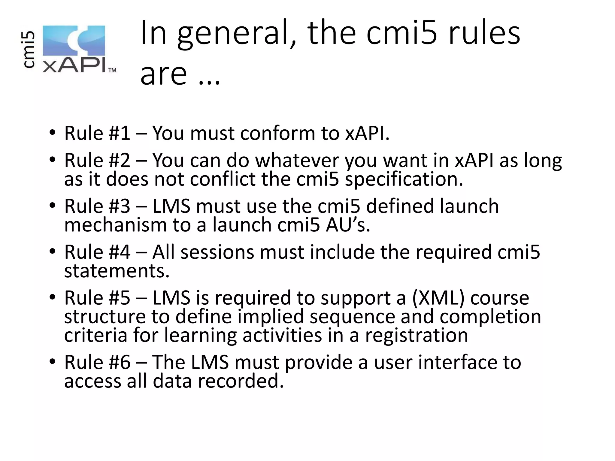 cmi5-xapi-camp | PPTX