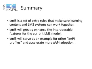 cmi5-xapi-camp | PPTX