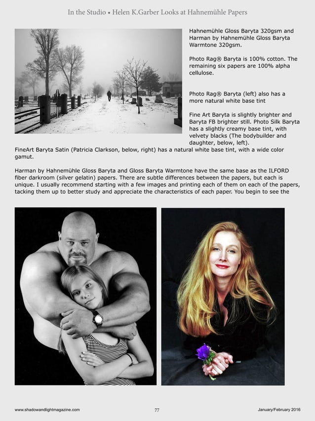 Helen K. Garber interviews Hahnemühle Paper Representative, Veronica ...