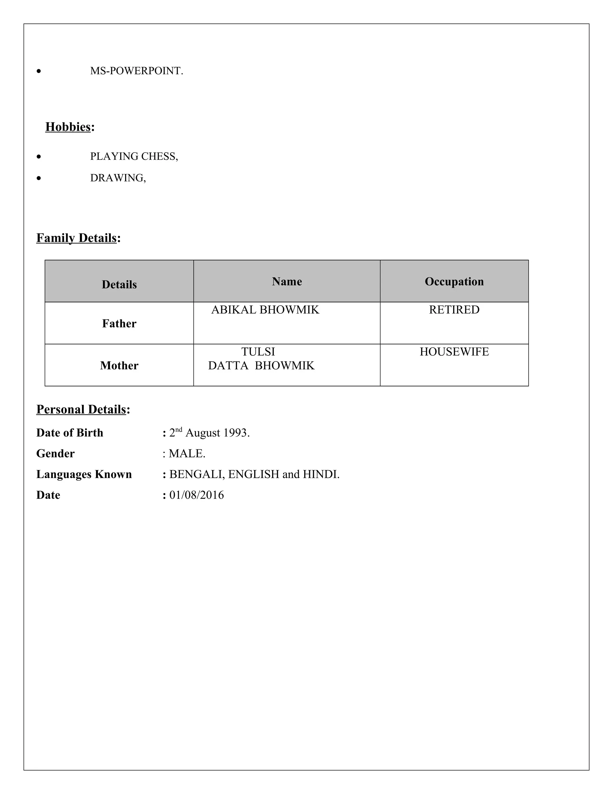 my final CV 3pg | PDF