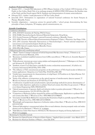 T Wood CV English 2016 (c) | PDF