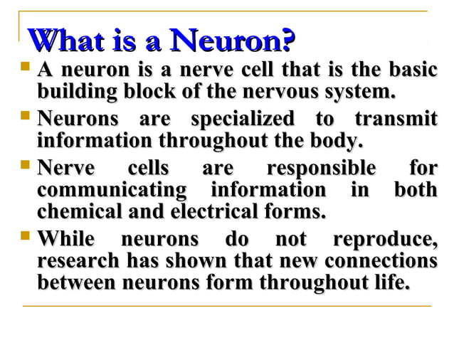 Cells of Neuron | PPT