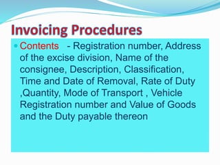 4 central excise procedures | PPT