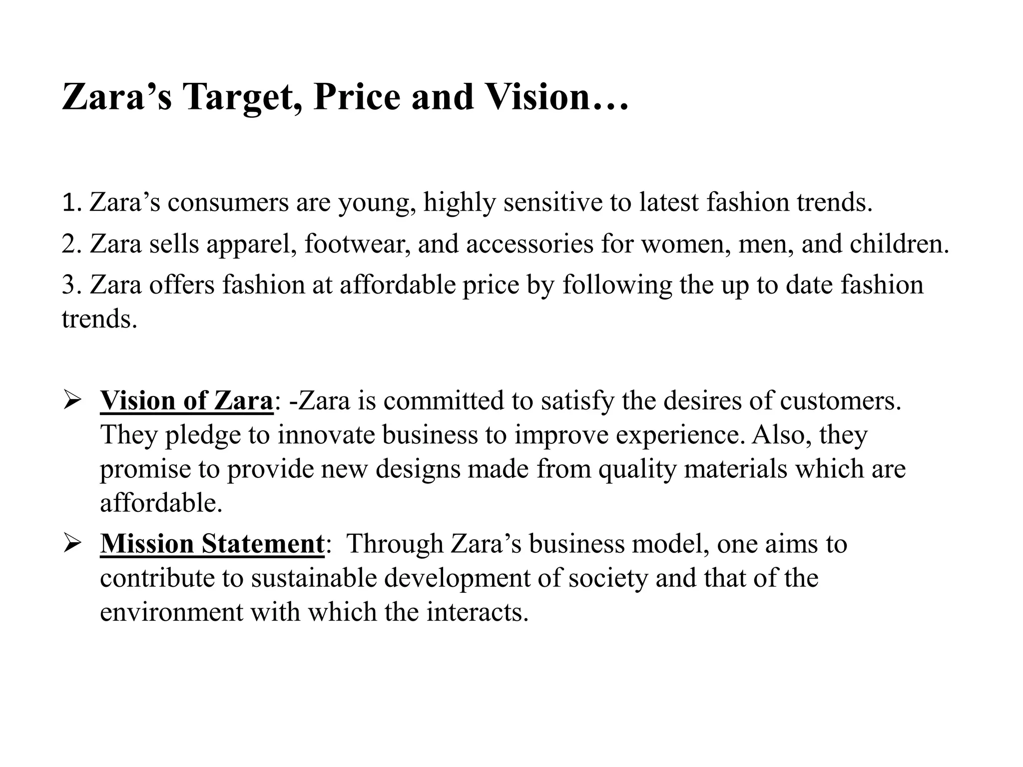 Final Zara Marketing Strategy !! | PPTX