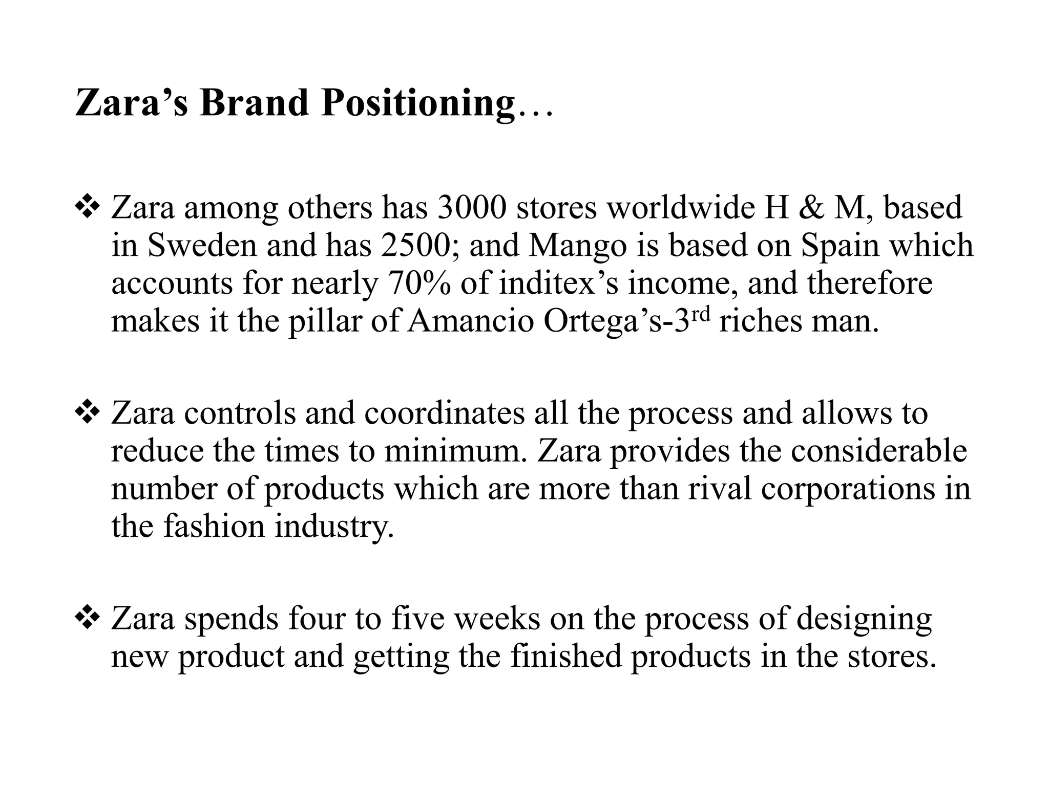 Final Zara Marketing Strategy !! | PPTX