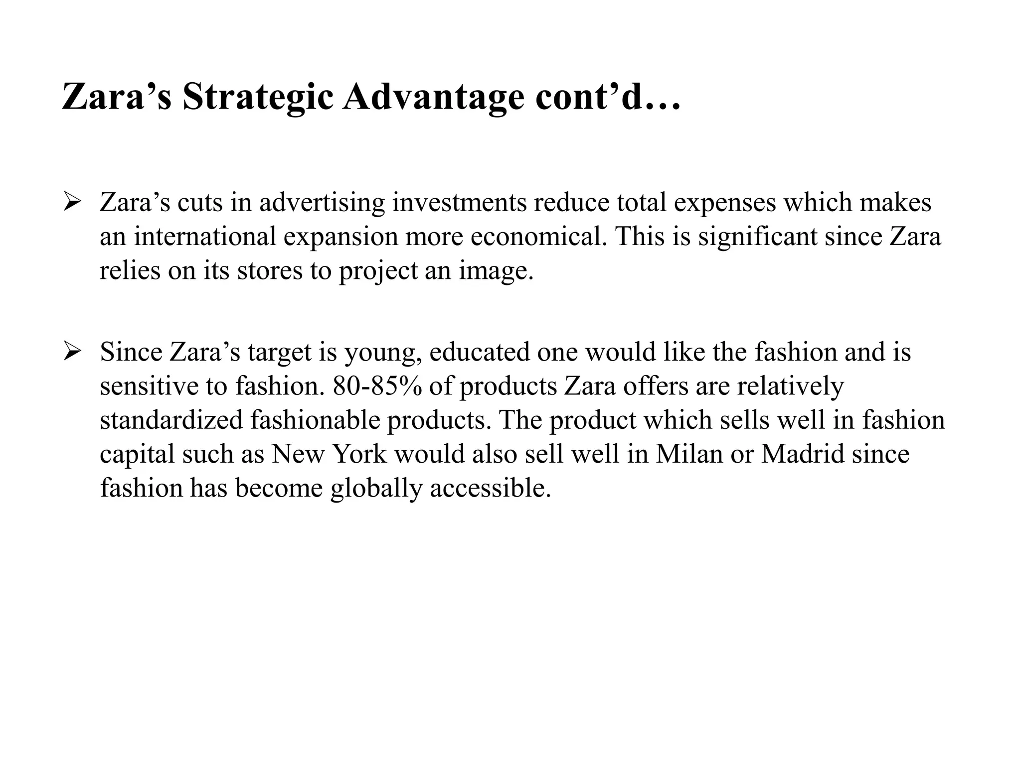 Final Zara Marketing Strategy !! | PPTX