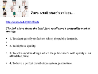 Final Zara Marketing Strategy !! | PPTX