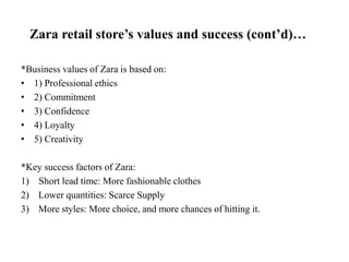Final Zara Marketing Strategy !! | PPTX
