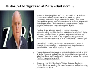 Final Zara Marketing Strategy !! | PPTX