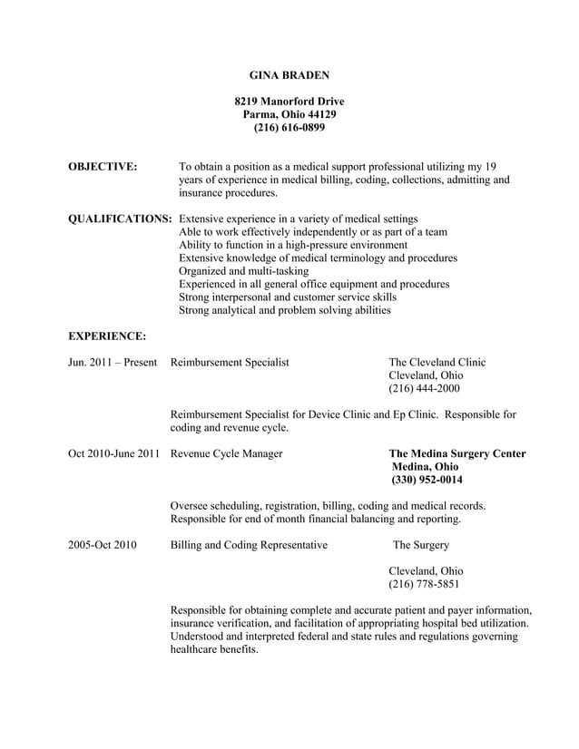 GINA DEDO 2111.doc resume | PDF