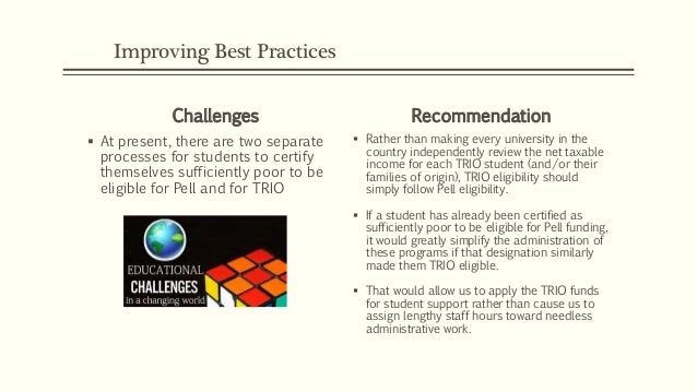 TRIO Programs Best Practices