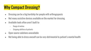 Final Presentation - Compact Dressing | PPT