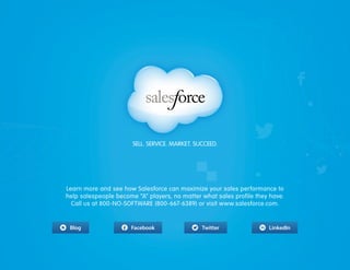 SALES TOP PERFORMER PROFILES | PDF