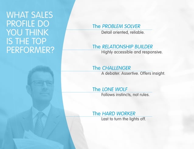 SALES TOP PERFORMER PROFILES | PPT