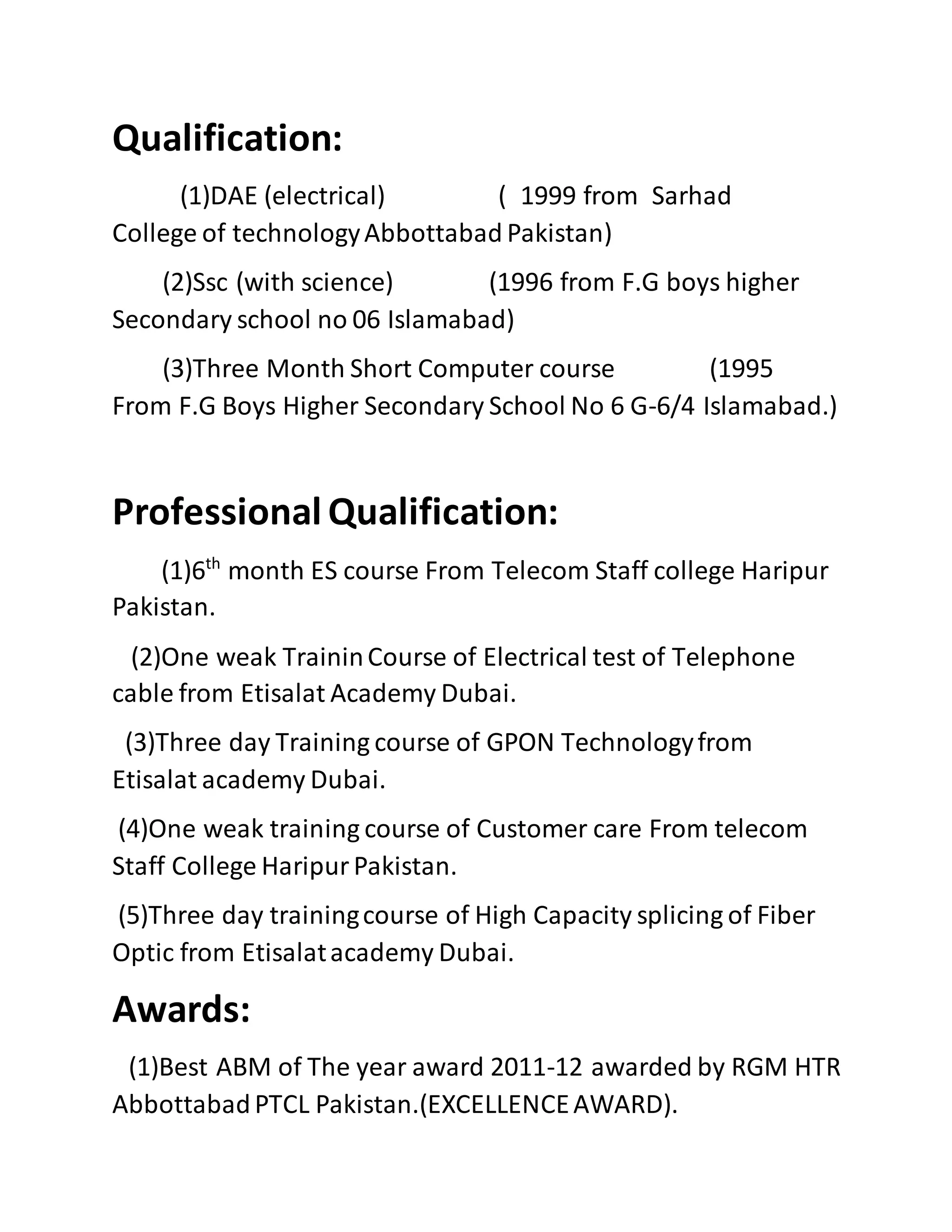 SHAHZAD AKBAR CV | PDF