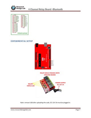 4 Channel Relay Board 5V-Bluetooth Compatible for Arduino | PDF