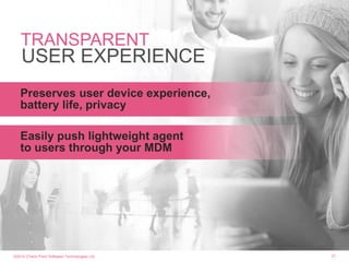 Check Point Mobile Threat Prevention | PDF