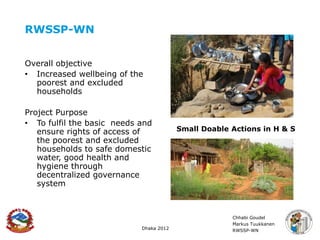 Hygiene and Sanitation Behaviour Change efforts in vulnerable ...