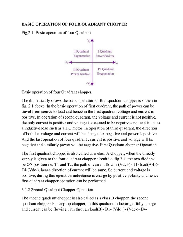 MATLAB Simulation on Speed Control of Four Quadrant DC Drive Using Chopper | PDF | Radio Control ...