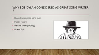 Bob dylan and_michael_jackson_presentation_ | PPTX