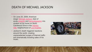 Bob dylan and_michael_jackson_presentation_ | PPTX