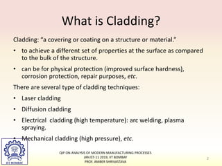 Cladding: “a covering or coating on a structure or material | PPT