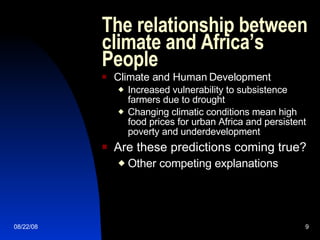 4 Class #5 Africas Physical Geography And Development Impact | PPT