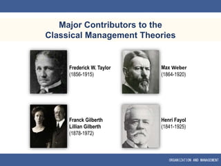 classical approaches to management | PPTX
