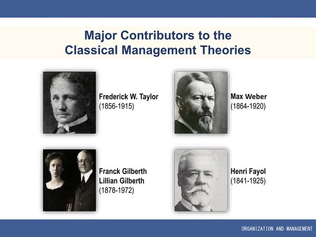 classical approaches to management | PPTX | Mechanical and Industrial ...