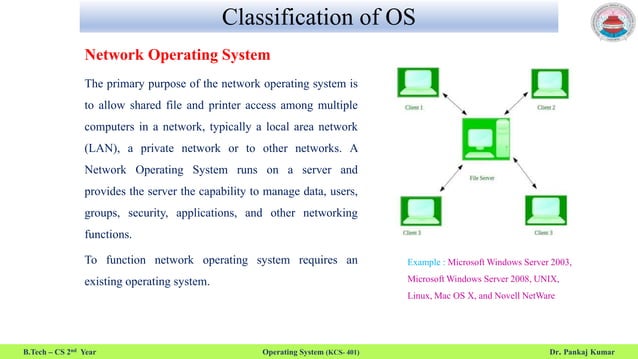 Classification Of Operating System Pptx Operating Systems Computer Software And Applications